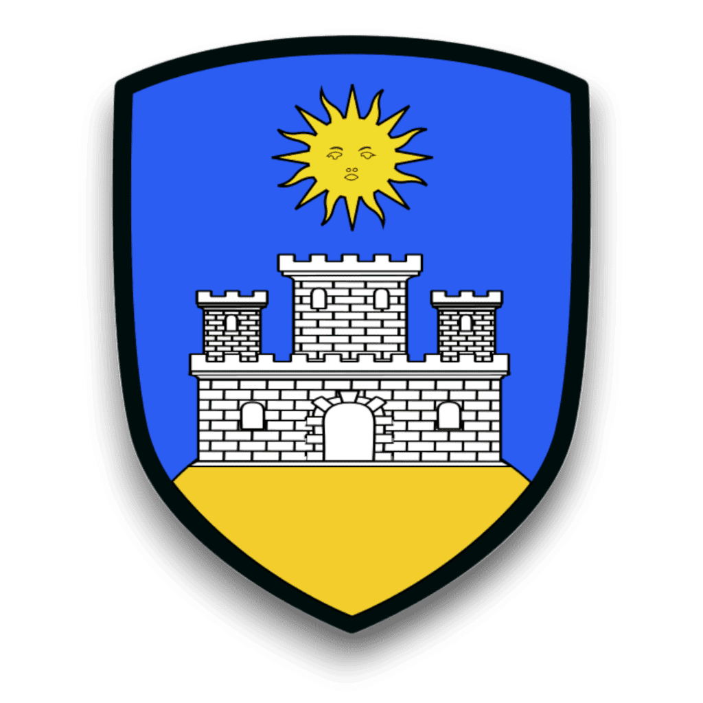 Ecusson de la ville de Montluçon brodé